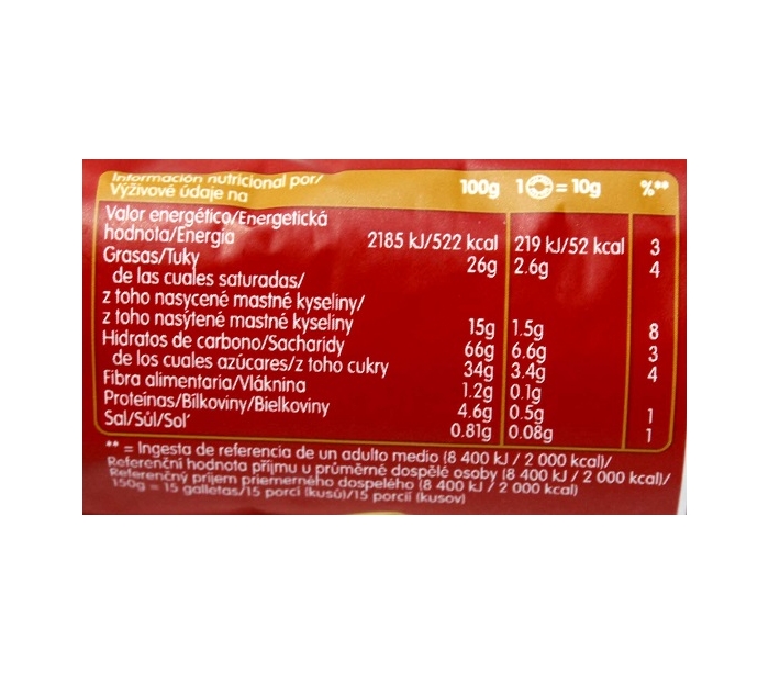 GALLETAS BISCOFF CREMA LOTUS 150 GR.