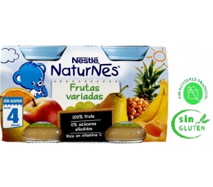 COMPOTA NATUR VARIEDAD HERO BABY PACK 2X120 GRS.