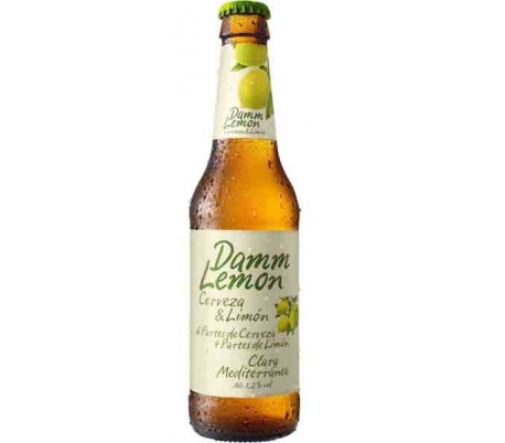 CERVEZA CON LIMON DAMM BOTELLA 25 CL.
