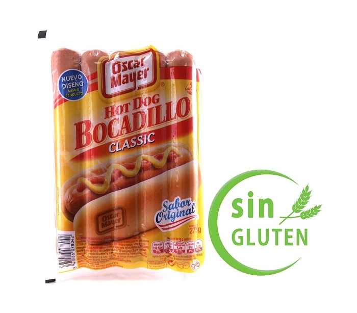 SALCHICHAS BOCADILLO CLASSIC OSCAR MAYER 275 GRS. SALCHICHAS BOCADILLO CLASSIC OSCAR MAYER 275 GRS.