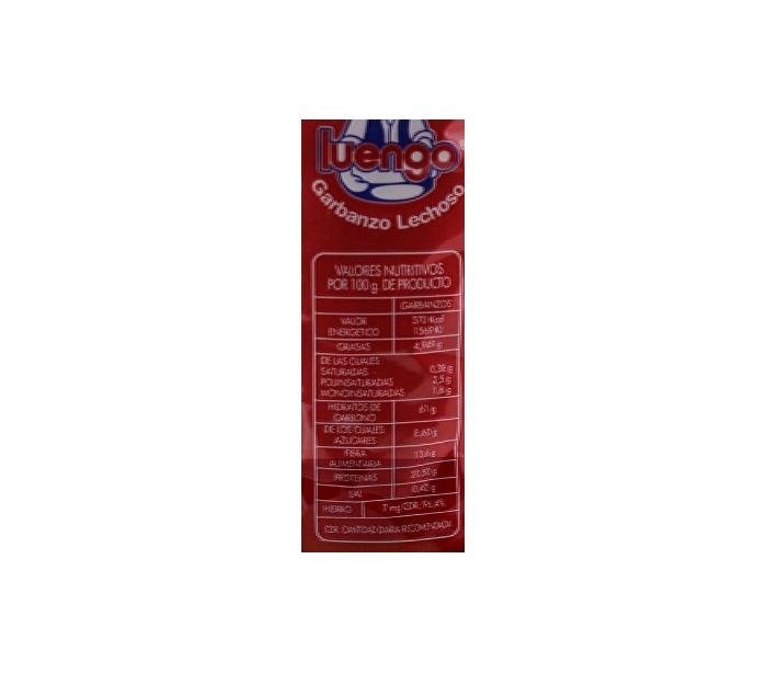 GARBANZOS LECHOZO LUENGO 500 GR.