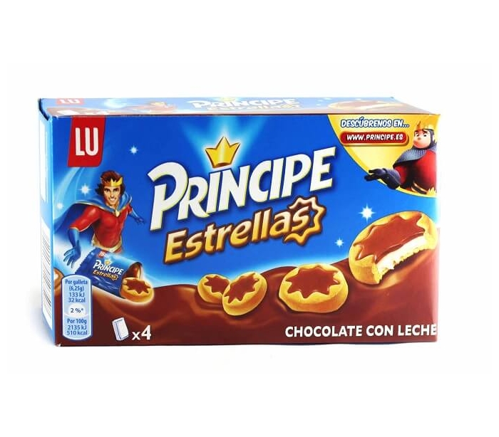 GALLETAS ESTRELLA TODA LA VARIEDAD PRINCIPE 150 GR. 4 UN.