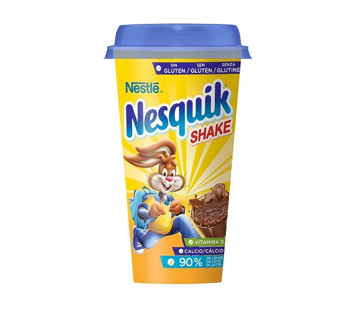 BEBIDA LACTEA CON CHOCOLATE NESQUIK SHAKE 180 ML.