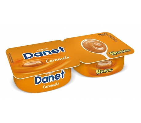 NATILLAS DANET CARAMELO DANONE PACK 2X120 GR.