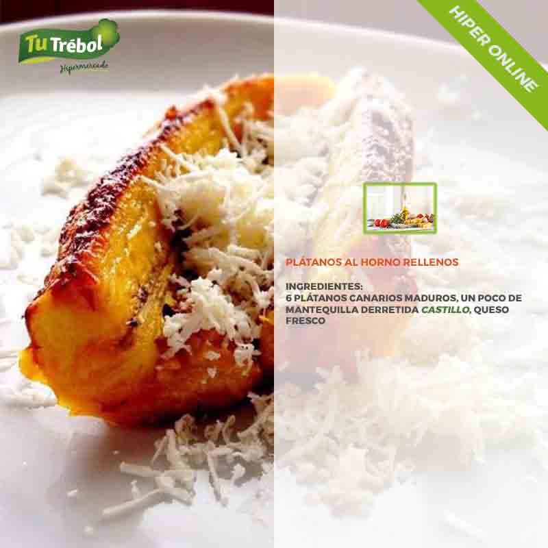 PLÁTANOS AL HORNO RELLENOS - Tu Trébol